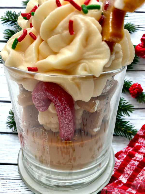 Gingerbread Man Candle. Large 13oz. Soy Candle/Strong Scented Wax/Gift